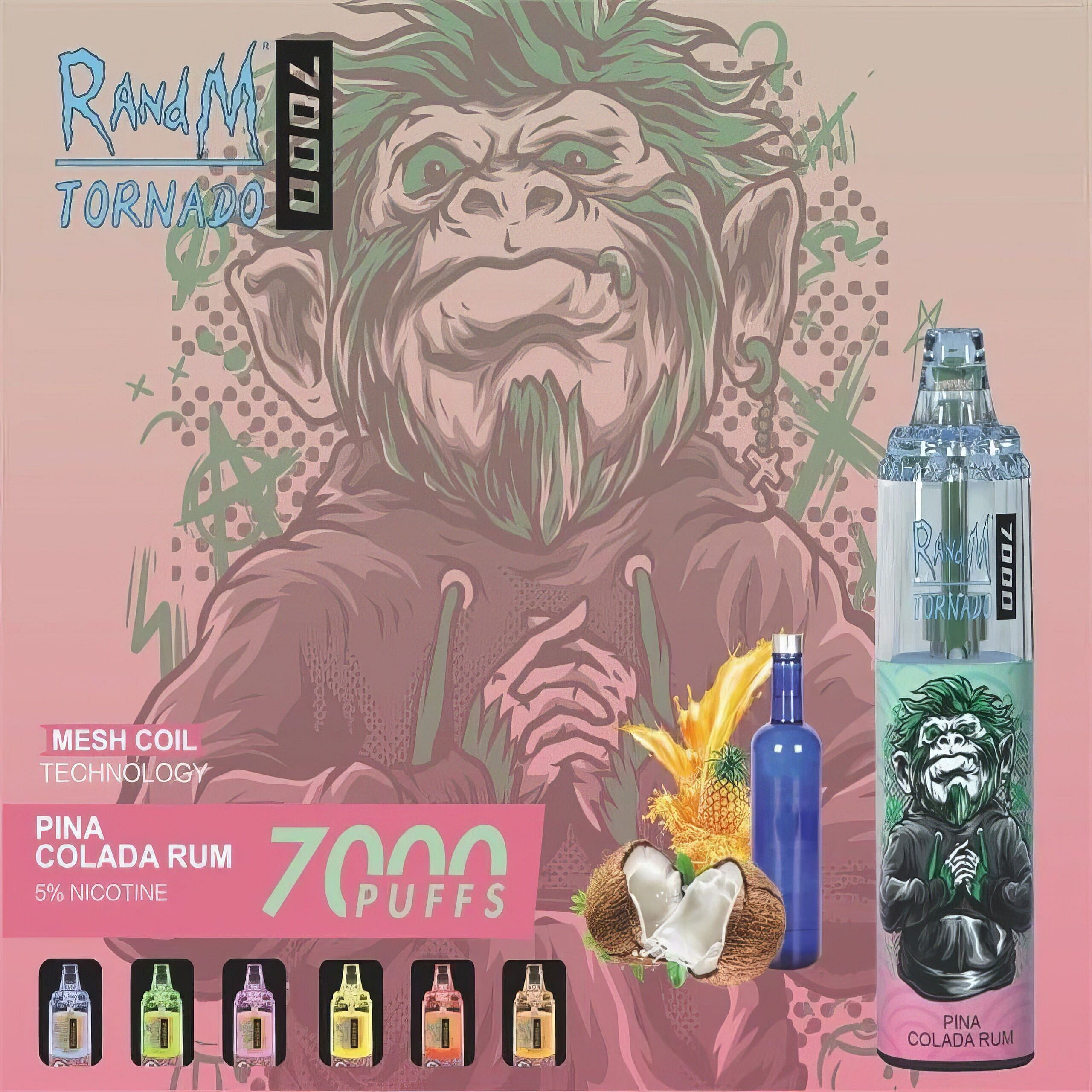RandM Tornado 7000 Puffs Disposable Vape - SleekVape