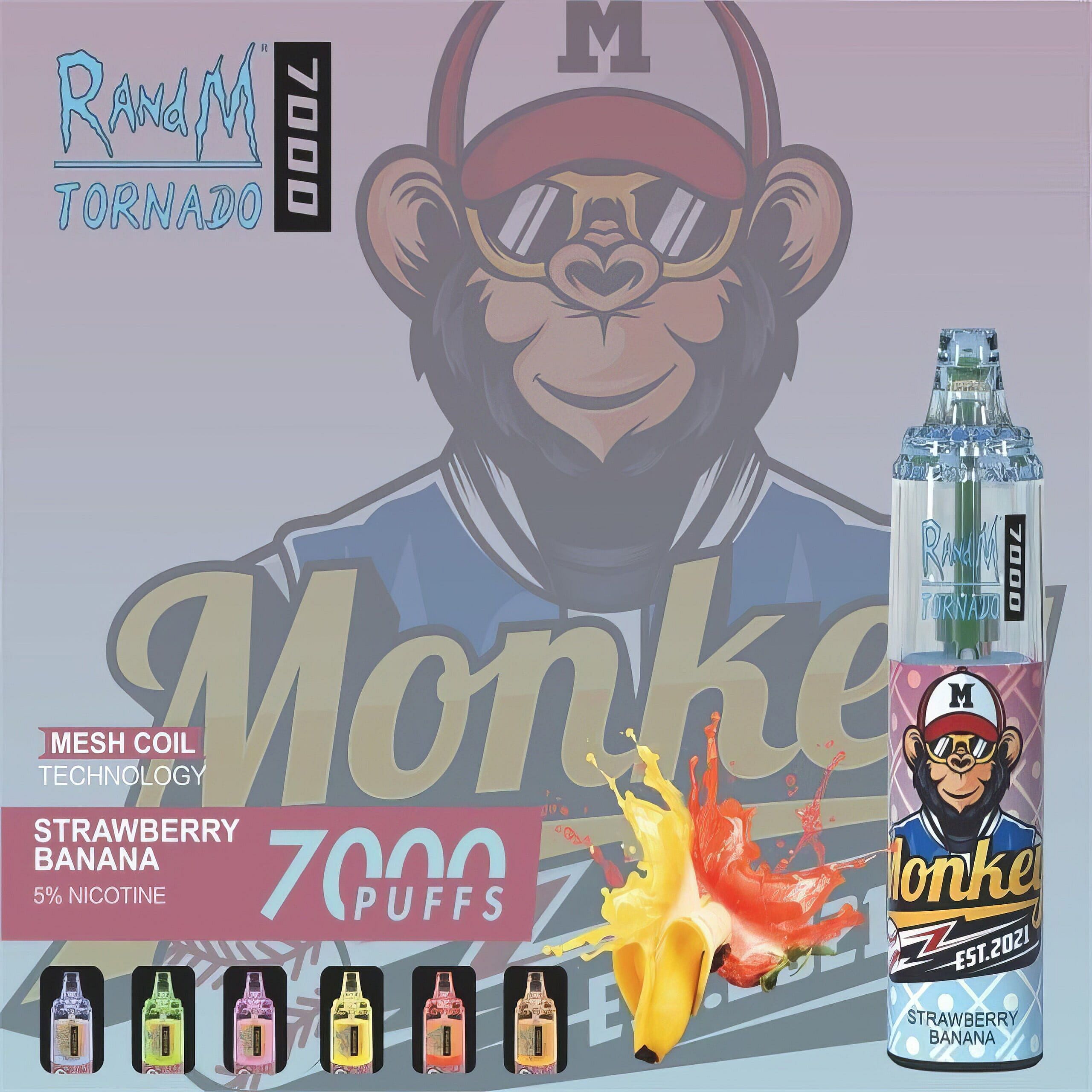 RandM Tornado 7000 Puffs Disposable Vape - SleekVape RandM Tornado 7000 Puffs Disposable Vape - SleekVape