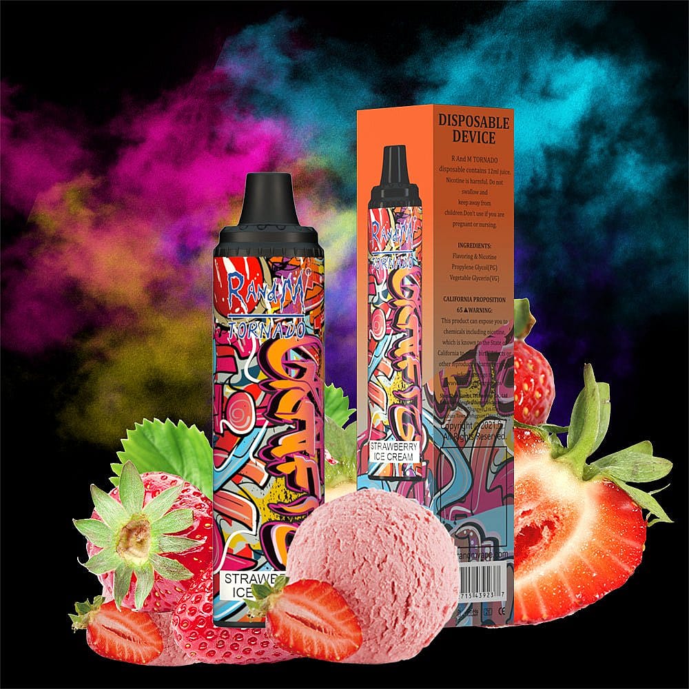 RandM Tornado 6000 Puffs Disposable Vape Authentic E Cigarette - SleekVape