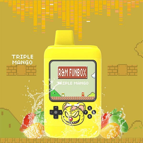 R&M FUNBOX 6600 Puffs 0% 2% 3% 5% Nicotine Disposable Pod vape - SleekVape