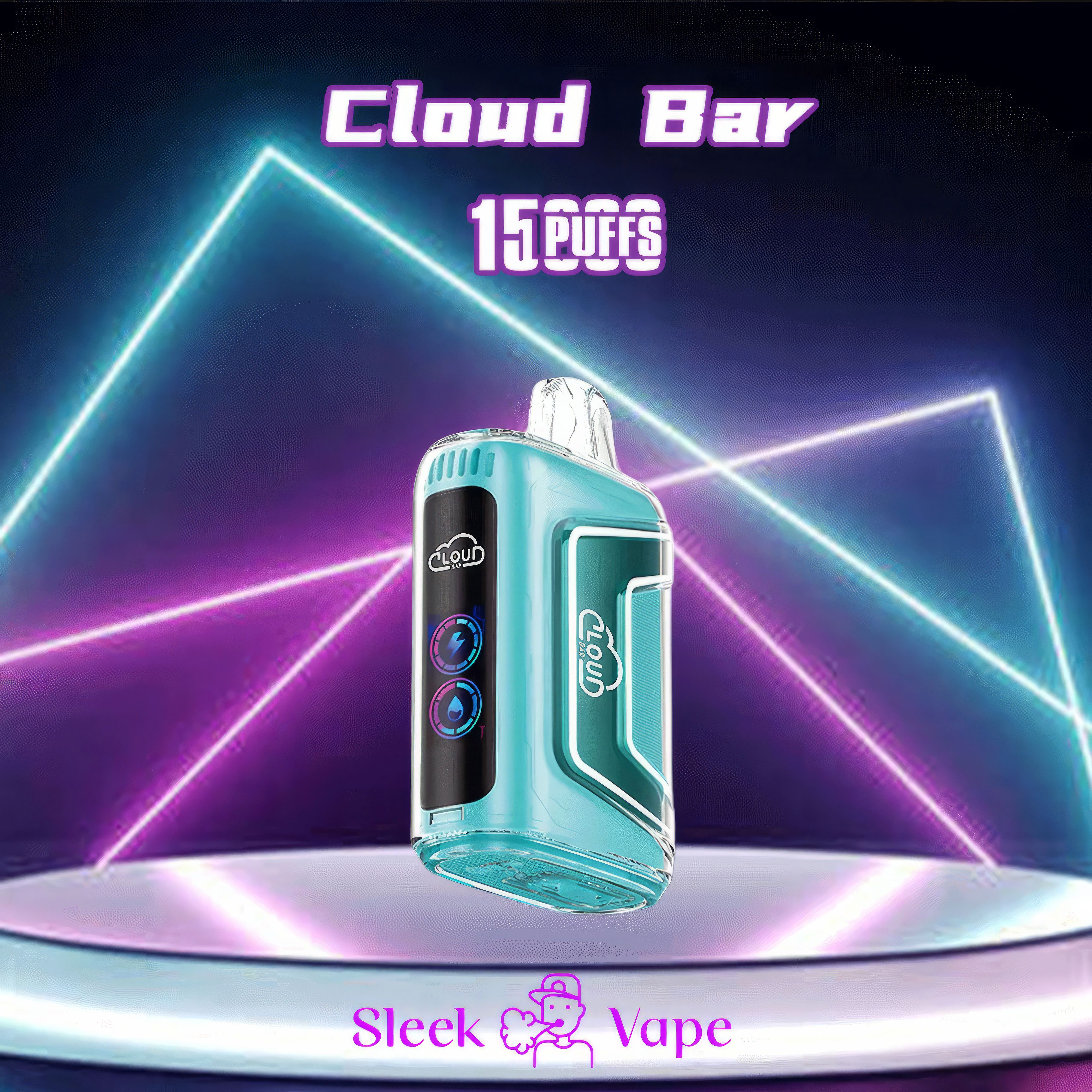Cloud Bar 15000 Puffs 2% 3% 5% Nicotine Rechargeable Disposable Vapecloud-bar-15000 - SleekVape