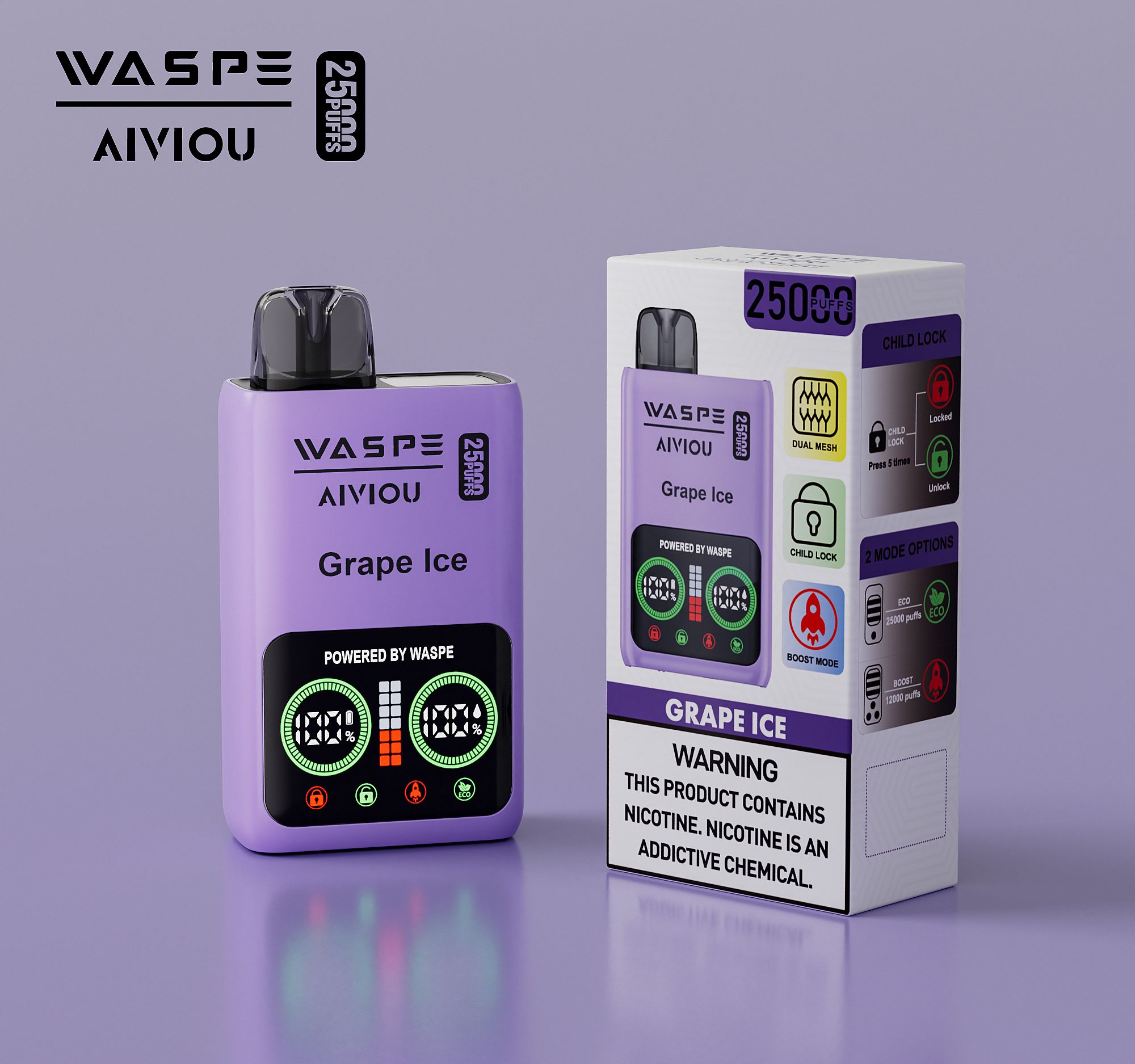 WASPE 25000 25K Puffs Disposable Vape Pen - SleekVape