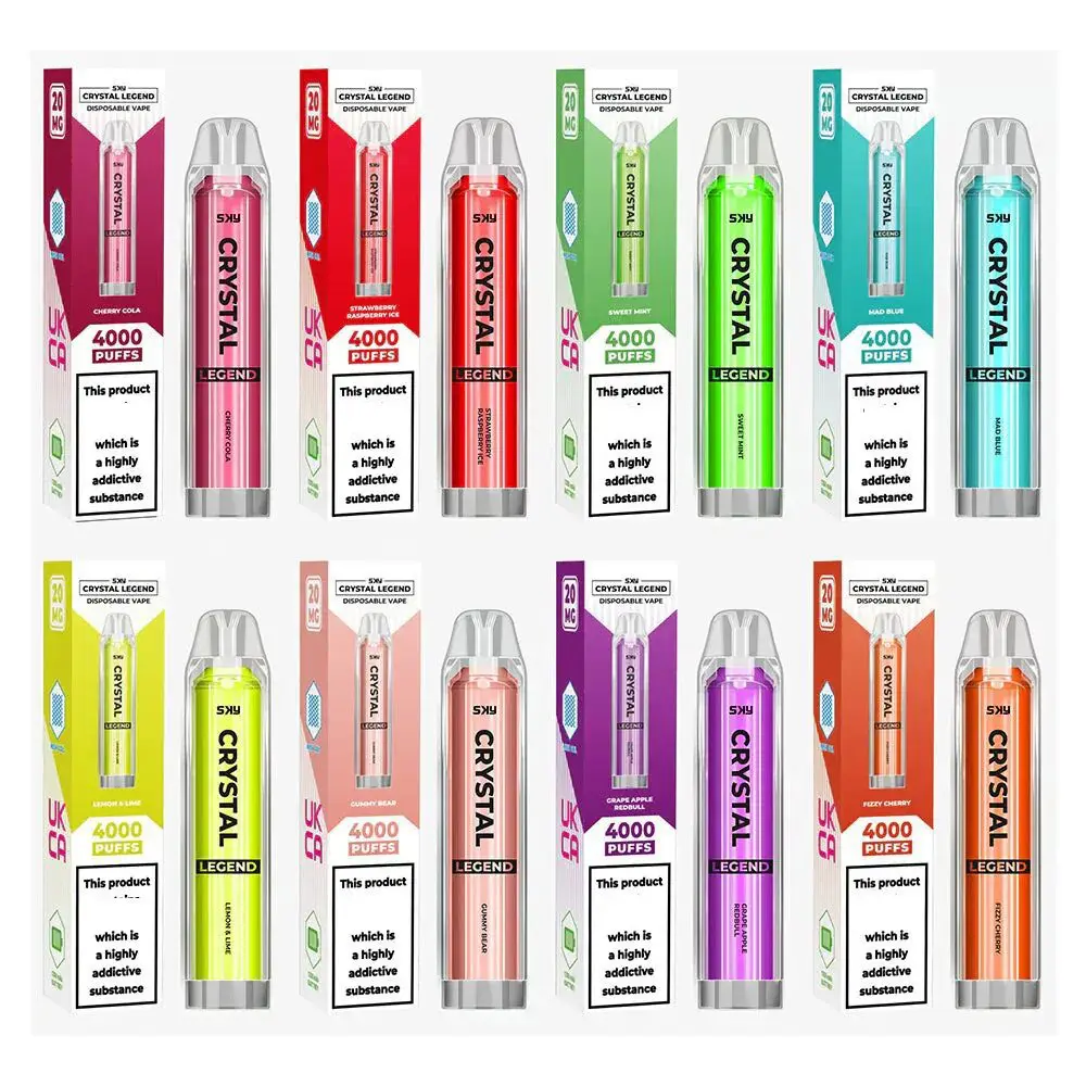 Crystal Legend 4000 Puffs 2% Nicotine Disposable Vape - SleekVape