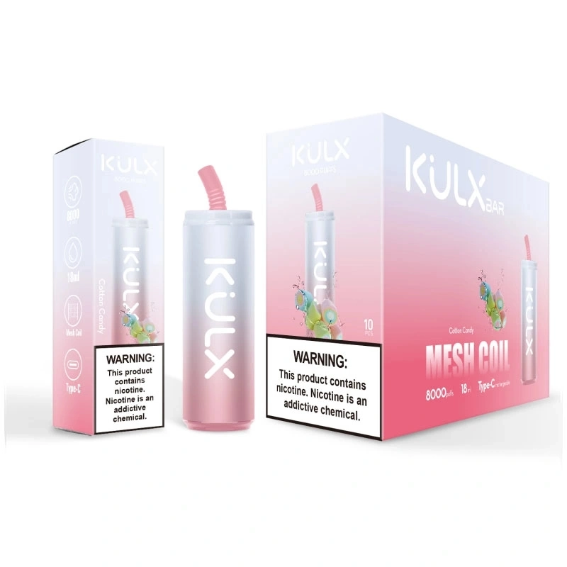 Kulx 8000 Puffs 0% 2% 3% 5% Nicotine Rechargeable Disposable Pod - SleekVape