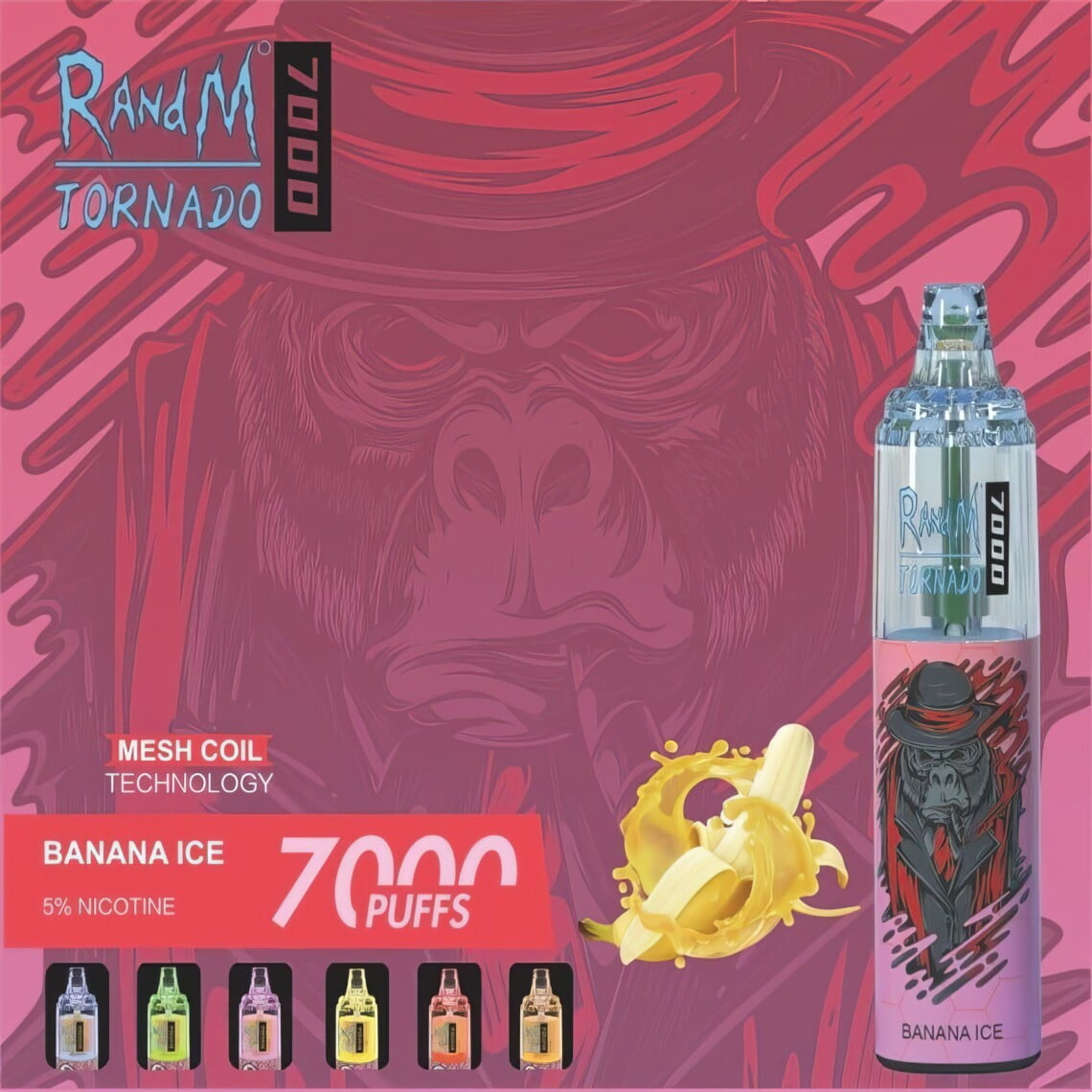 RandM Tornado 7000 Puffs Disposable Vape - SleekVape